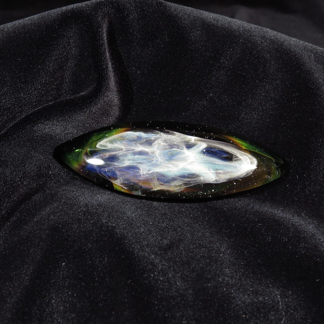 Pocket Drop Smokey Nebula Space Glass EDC - Etsy