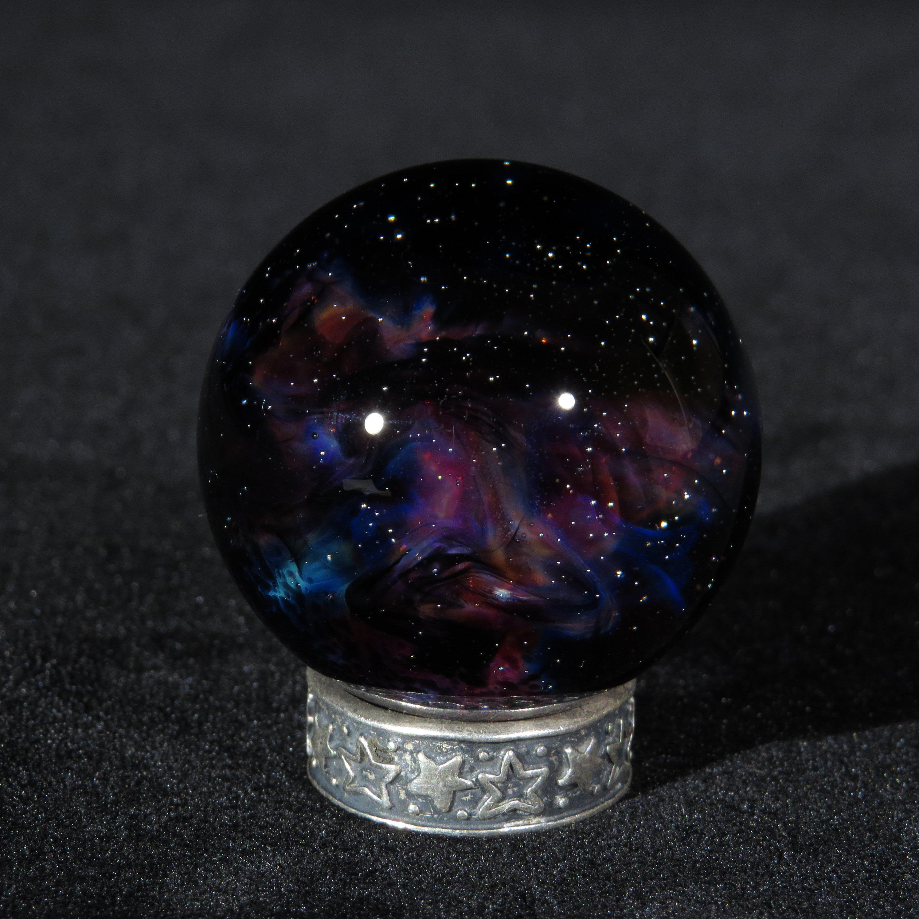 Galactic Nebula Glass Marble - Etsy