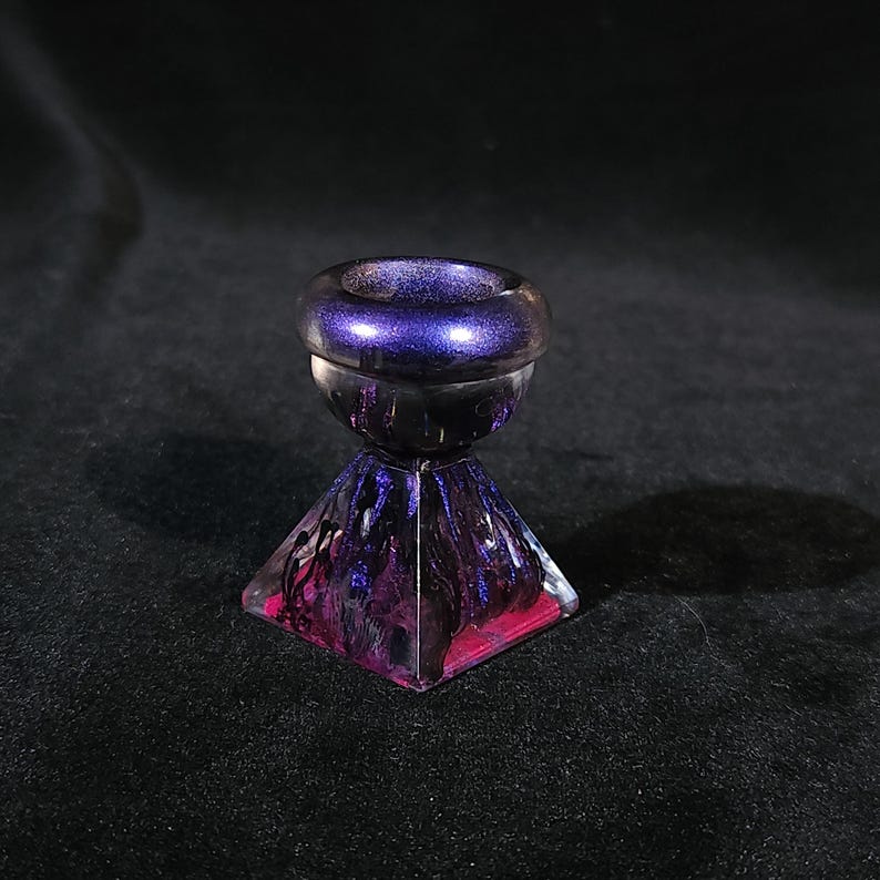 Pyramid Prism Resin Marble Stand - Etsy UK