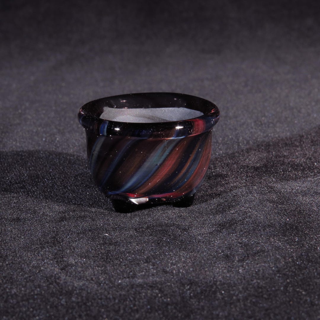 Glass Mame Bonsai Pot -- Space - Etsy