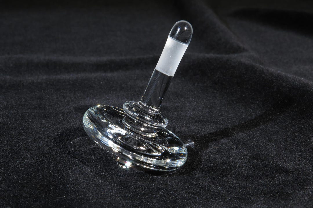 Clear Spinner Toroid #3 Borosilicate Glass Spinning Top - Etsy