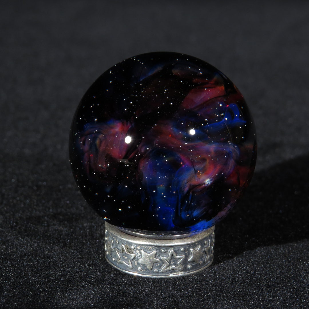 Galactic Nebula Glass Marble - Etsy