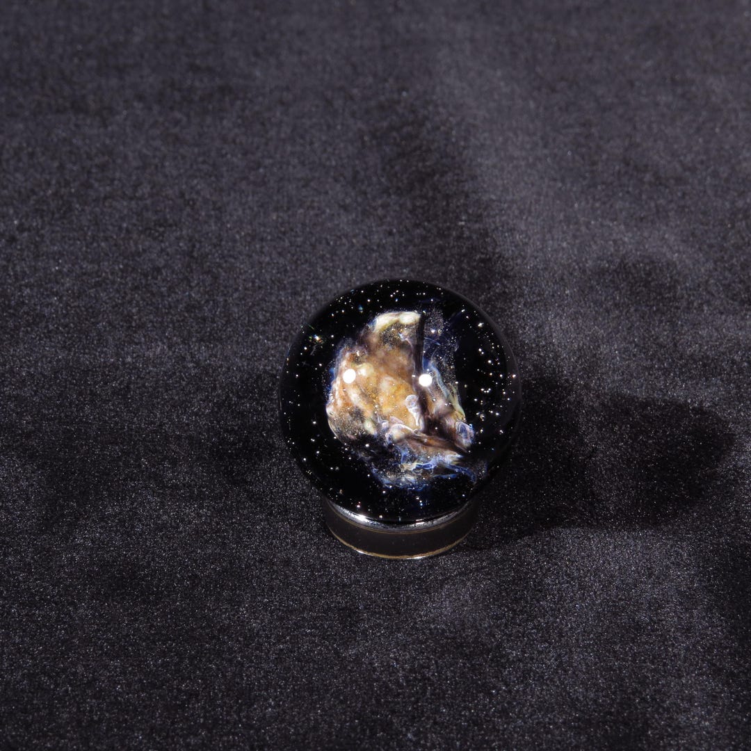 Dust Cloud Nebula Space Glass Marble Pocket Marble - Etsy