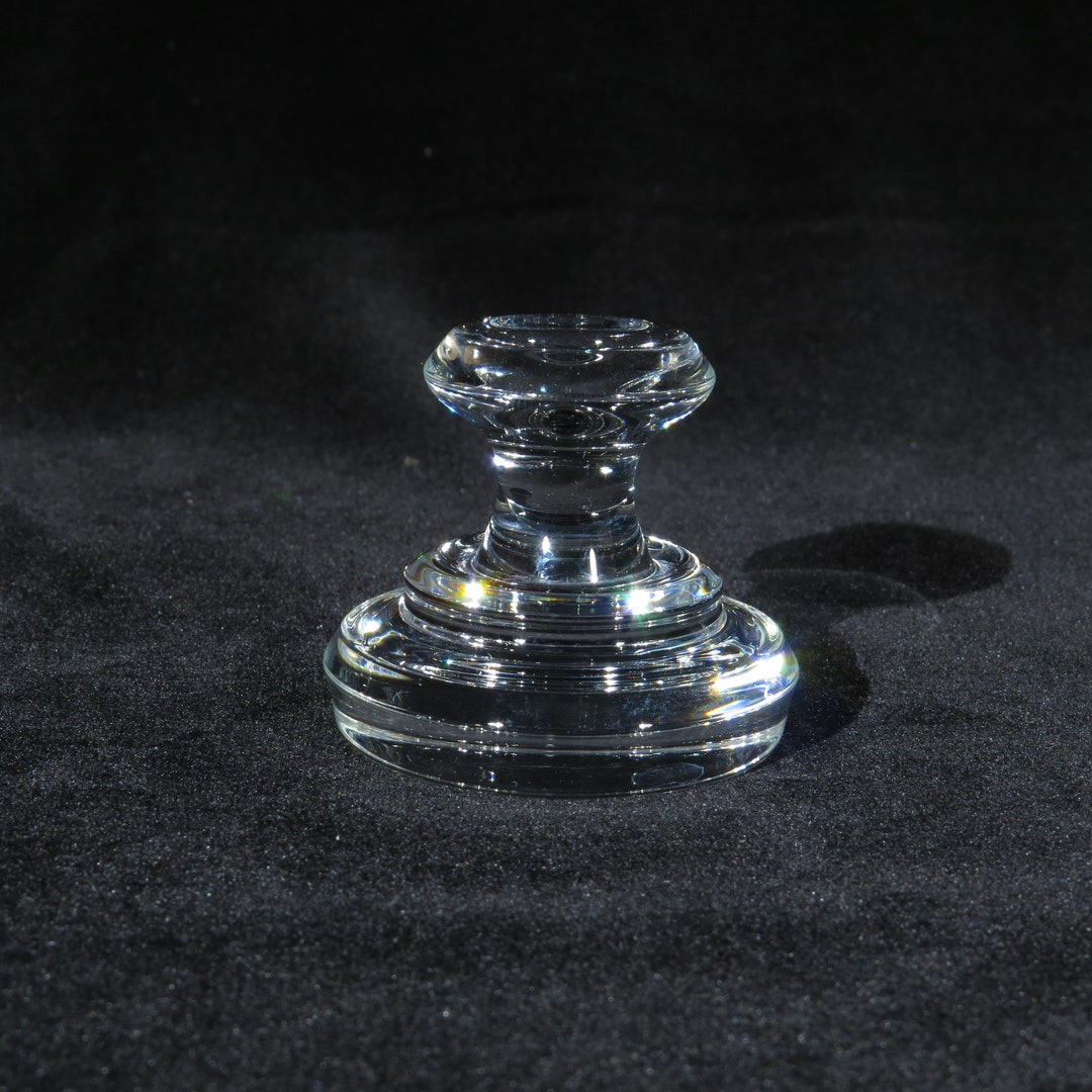 Low Profile Clear Glass Marble Stand - Etsy