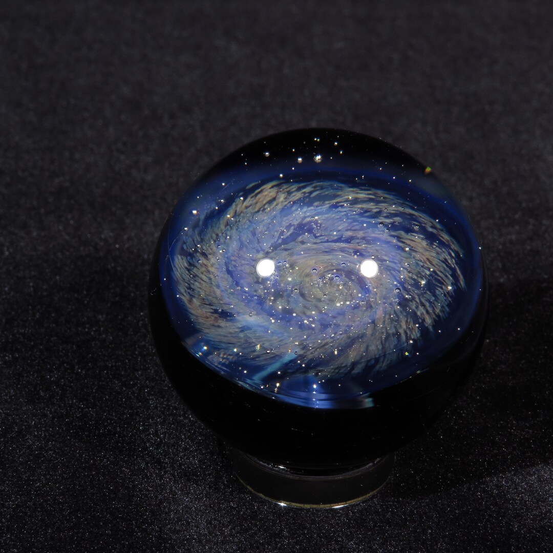 Complex Spiral Galaxy Space Glass Marble - Etsy