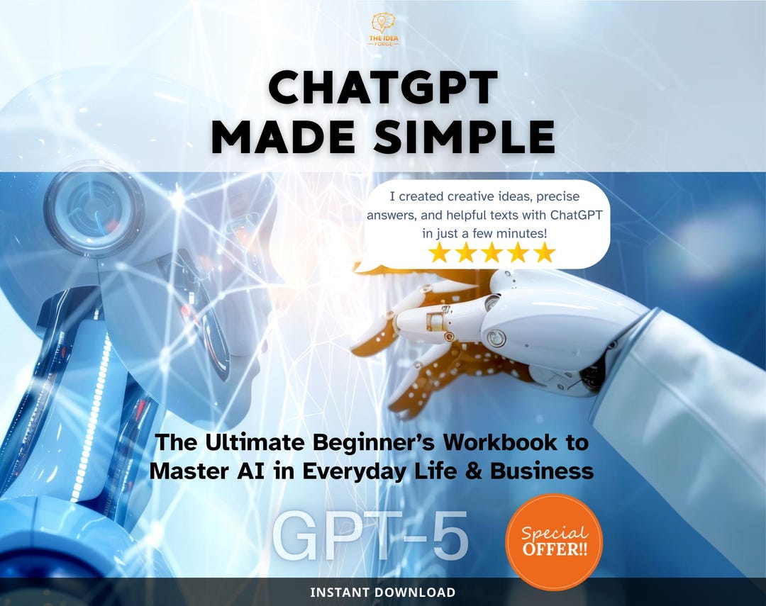 AI for Beginners | Chatgpt Step-by-step Workbook With Prompts ...