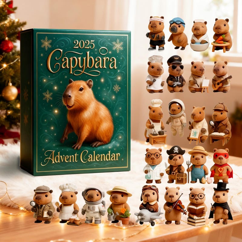 Capybara Advent Calendar - Etsy