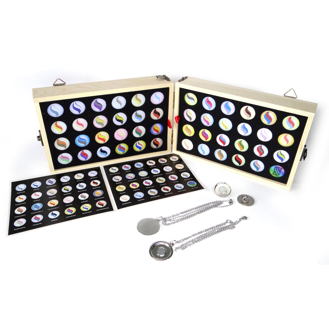 Set of 48 Pokemon Mega Stone Replaceable Charm Discs With 2 Magnet Pin ...