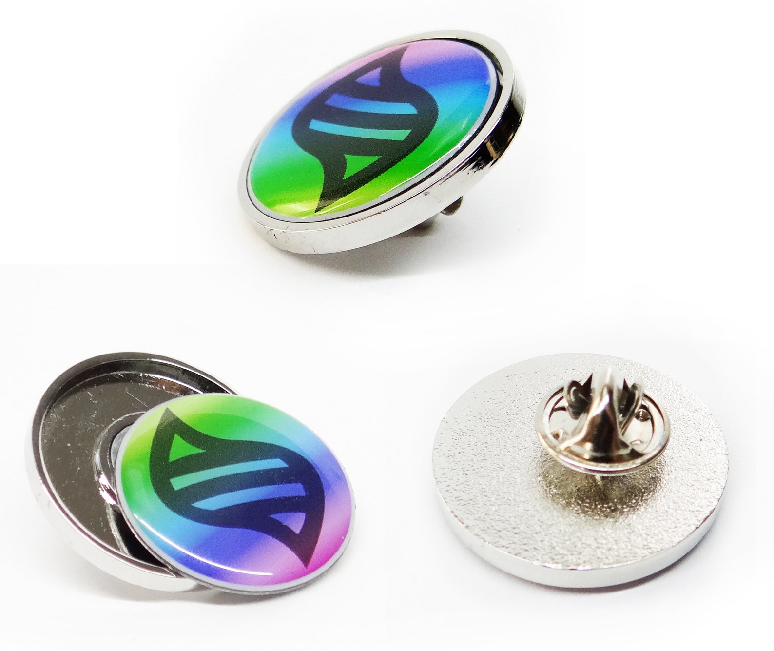 Set of 48 Pokemon Mega Stone Replaceable Charm Discs With 2 Magnet Pin ...