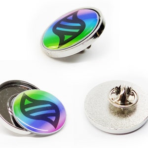 Set of 48 Pokemon Mega Stone Replaceable Charm Discs With 2 Magnet Pin ...