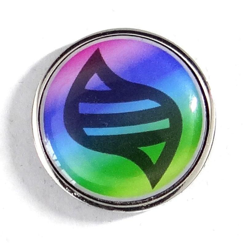 Set of 48 Pokemon Mega Stone Replaceable Charm Discs With 2 Magnet Pin ...