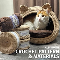 Cat Pod Crochet Pattern © - Etsy Canada