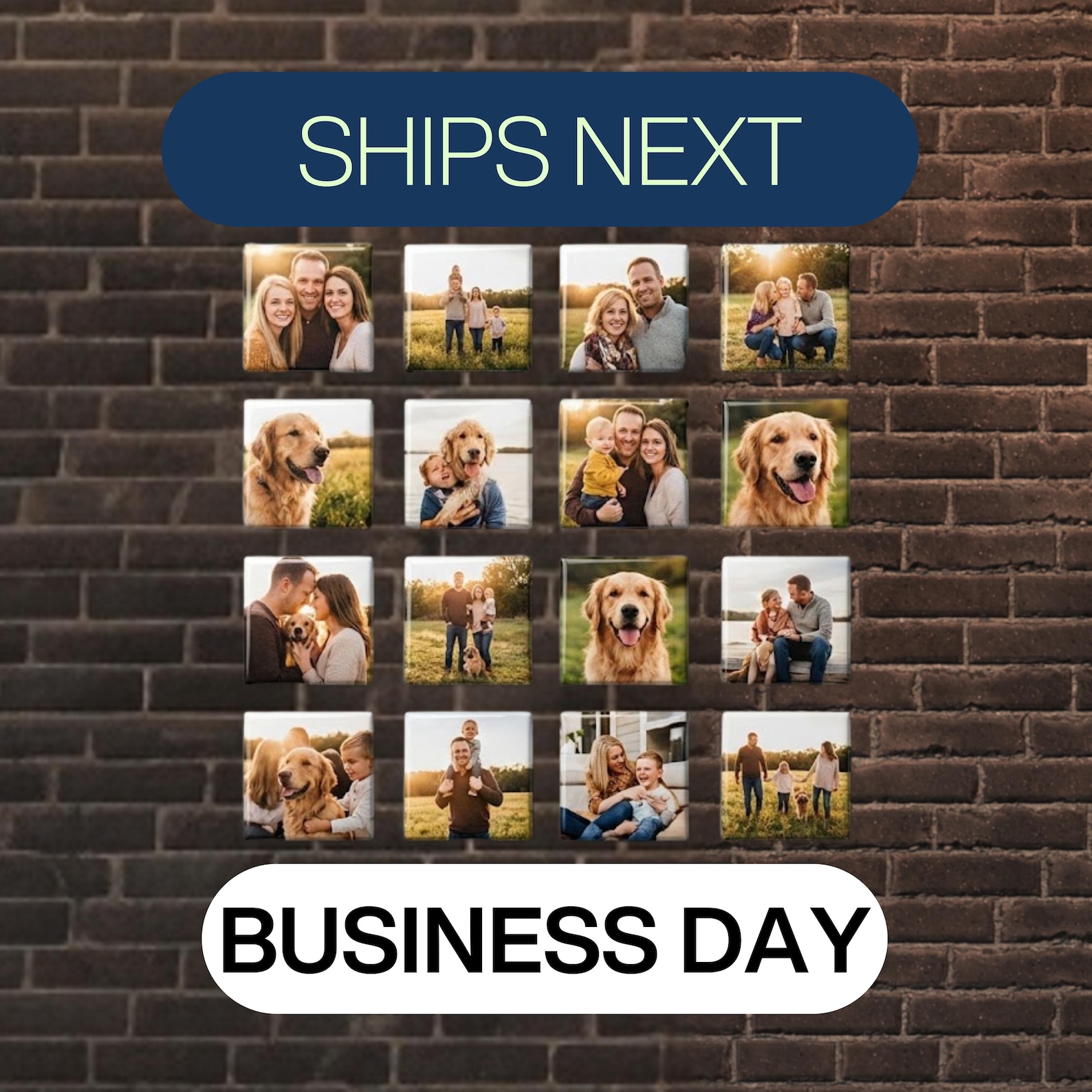 Custom Photo Magnets / Personalized Fridge Gift 2x2" - Etsy