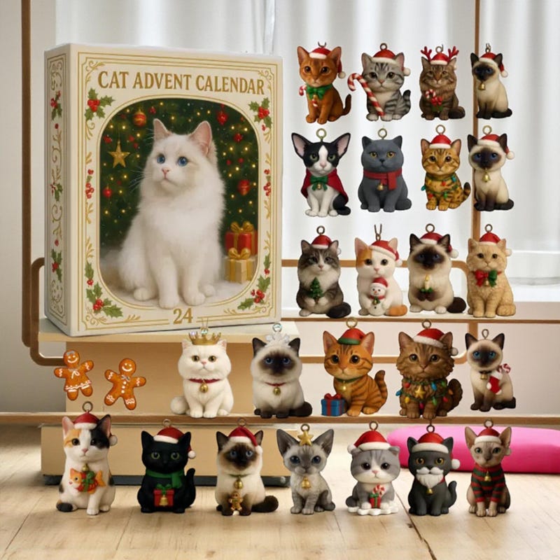 Cat Advent Calendar - Etsy UK