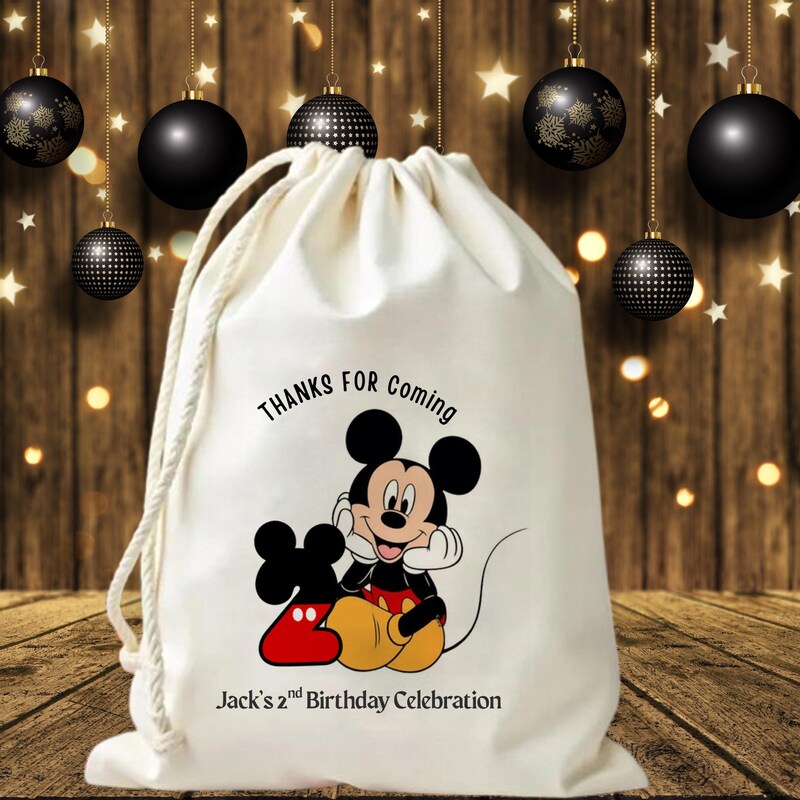Mickey Themed Goodie Bags - Etsy
