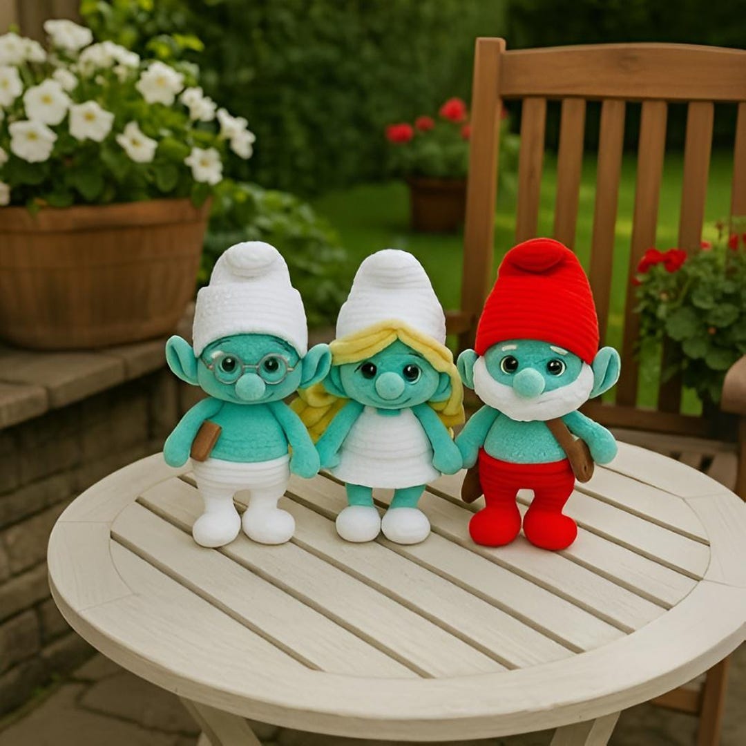 Crochet Family Plush Pattern: Amigurumi Plushies, DIY Toy (PDF Download ...