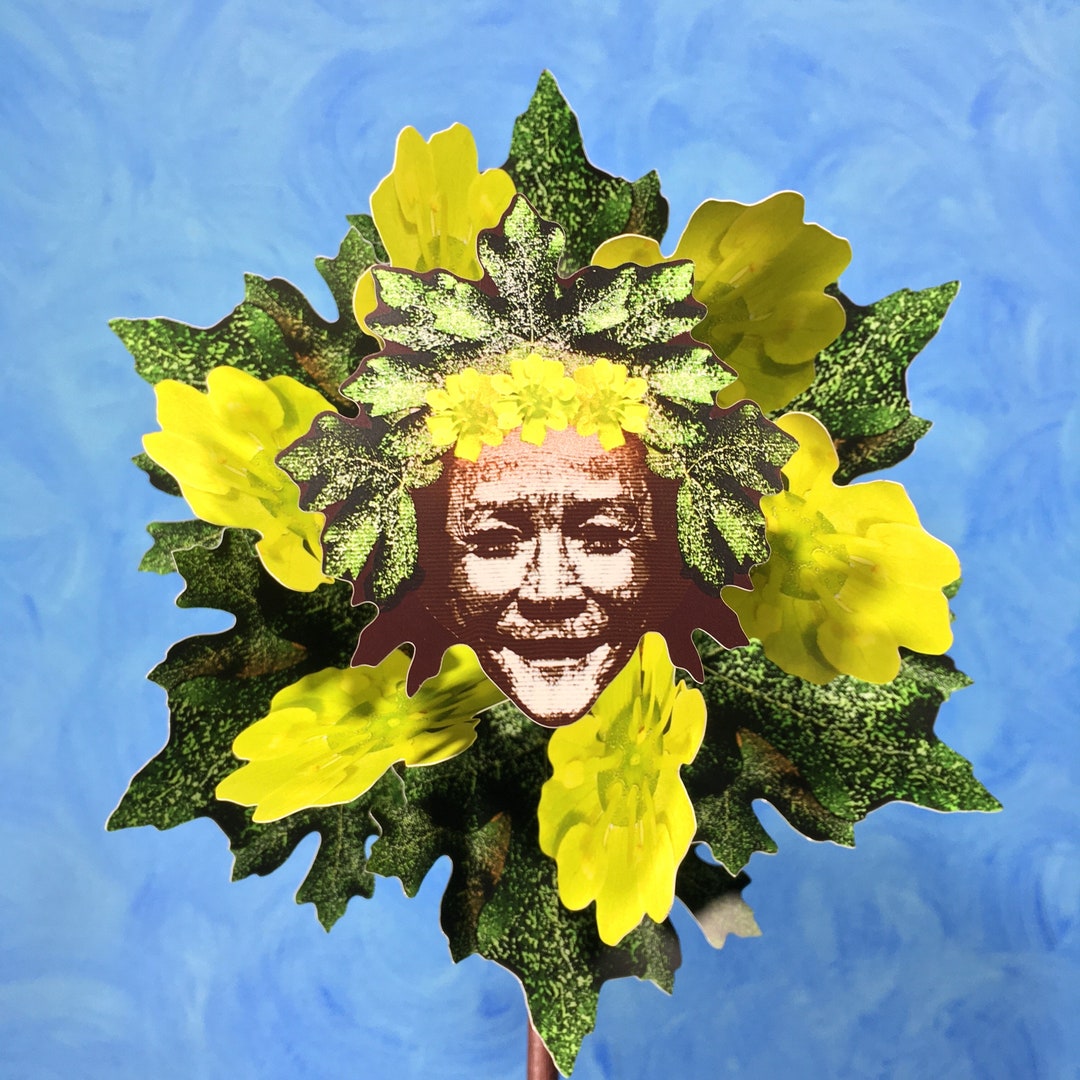 Maple Tree Spirit Double Spin Pinwheel Spinner Whirligig Windmill Fan ...