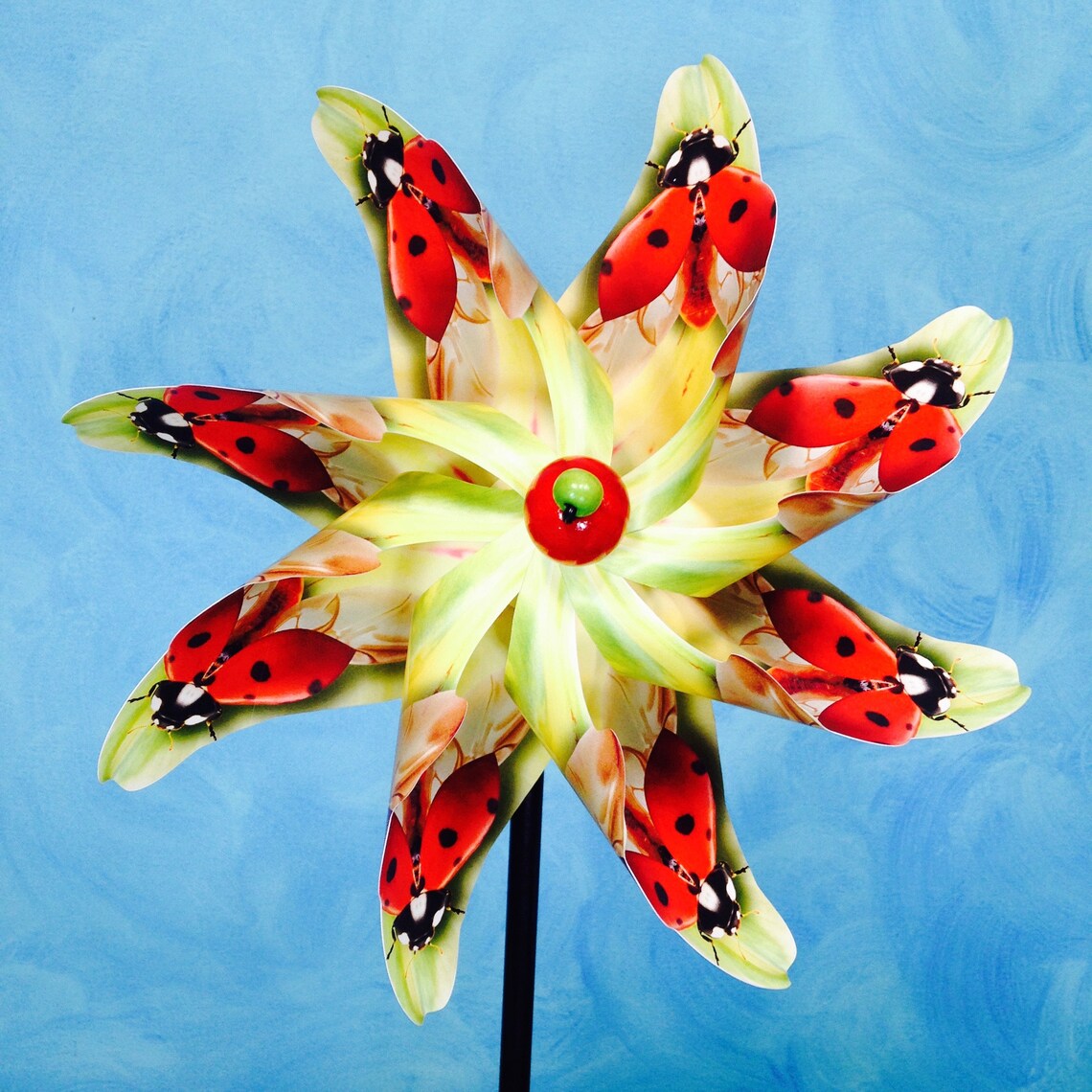 Ladybug Wings Pinwheels Whirligig Wind Spinner Windmill Fan - Etsy