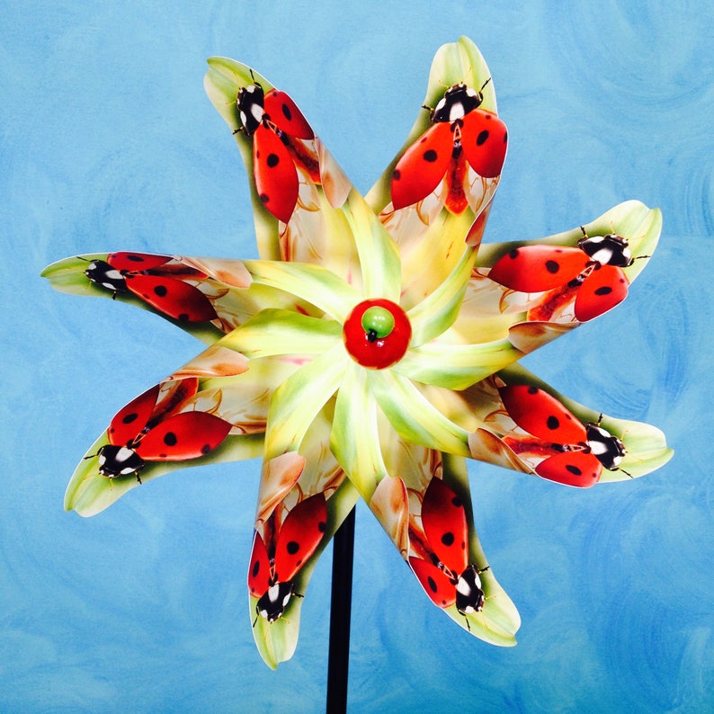 Ladybug Wings Pinwheels Whirligig Wind Spinner Windmill Fan - Etsy