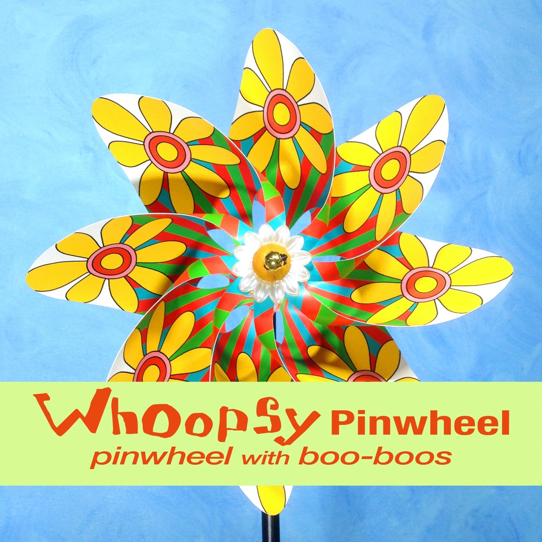 Whoopsy 60's Mellow Yellow Pinwheel - Etsy