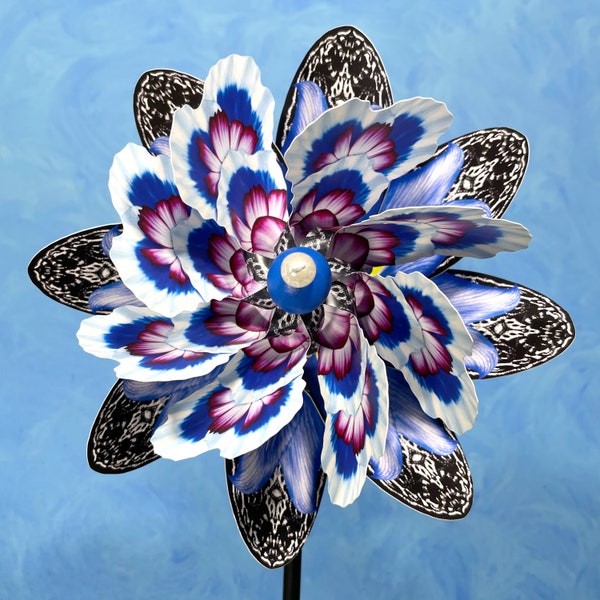 Flower Wind Spinner Png - Etsy