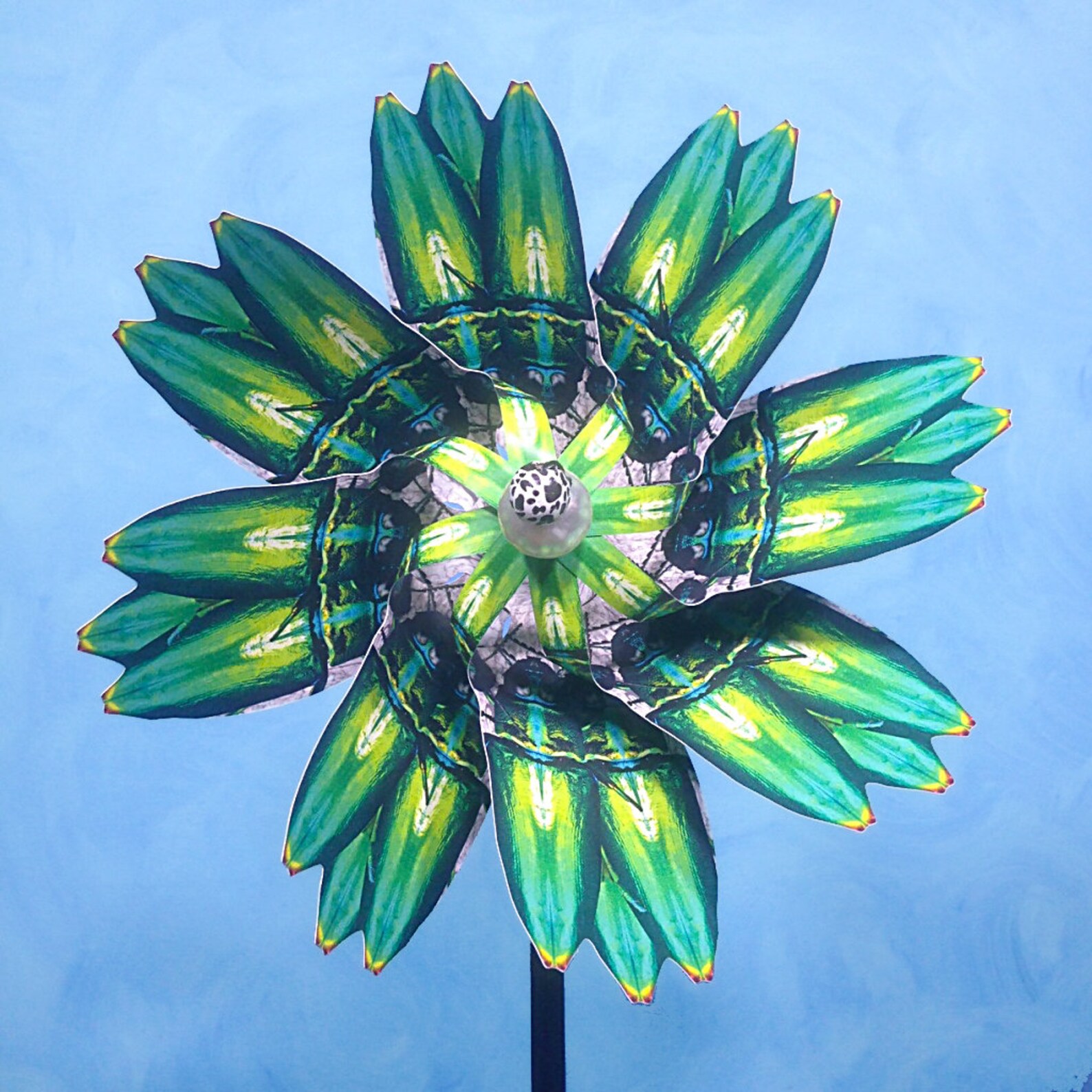 Jewel Beetle Pinwheel Spinner Whirligig Windmill - Etsy