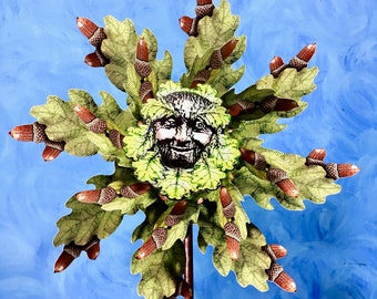 Maple Tree Spirit Double Spin Pinwheel Spinner Whirligig | Etsy