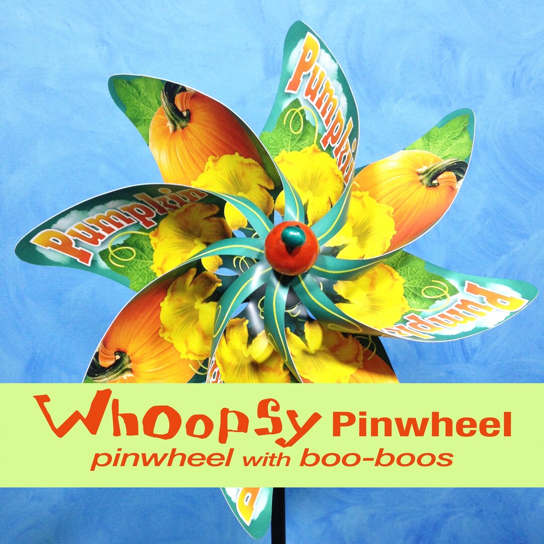 Whoopsy Pumpkin Garden Marker Pinwheel - Etsy