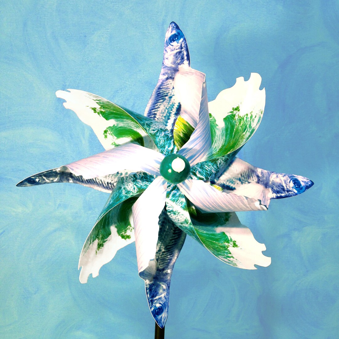 Flying Fish Pinwheel Spinner Whirligig Windmill - Etsy