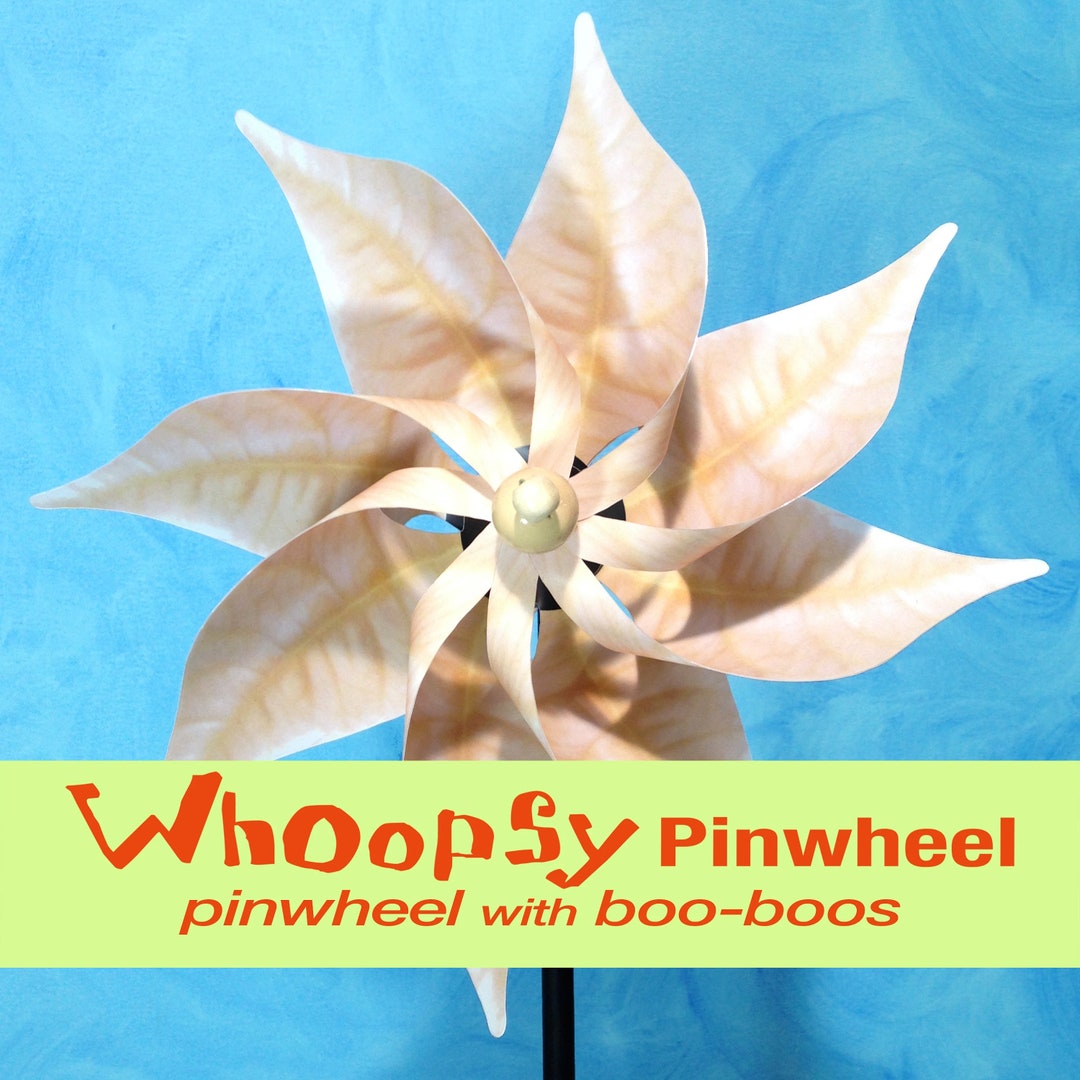 Whoopsy White Poinsettia Pinwheel - Etsy