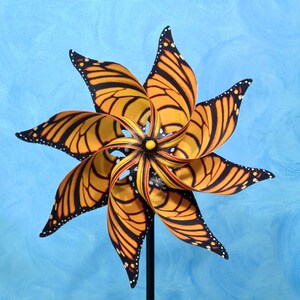 Monarch Pinwheel Spinner Whirligig Windmill - Etsy