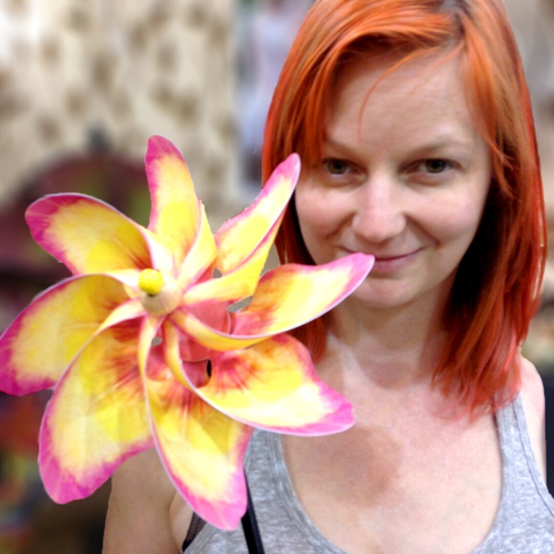 Antique Rose Pinwheel Spinner Whirligig Windmill Fan - Etsy