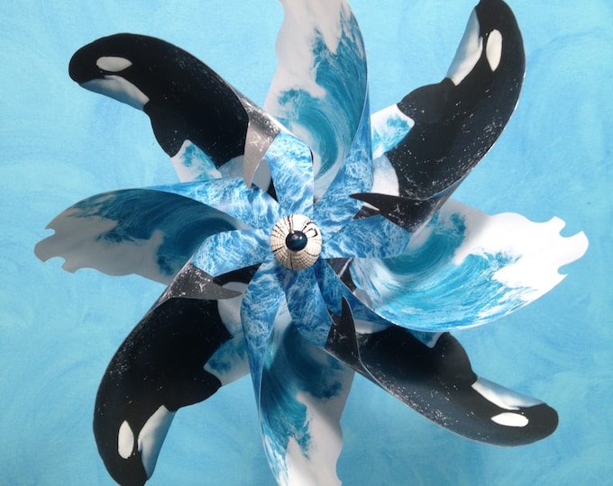 Orca Whale Pinwheel Spinner Whirligig Windmill - Etsy