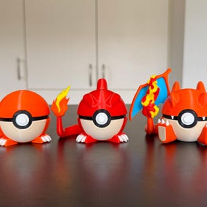 Custom 3D Printed Pokeballs – Unique Character Designs, Collectible ...