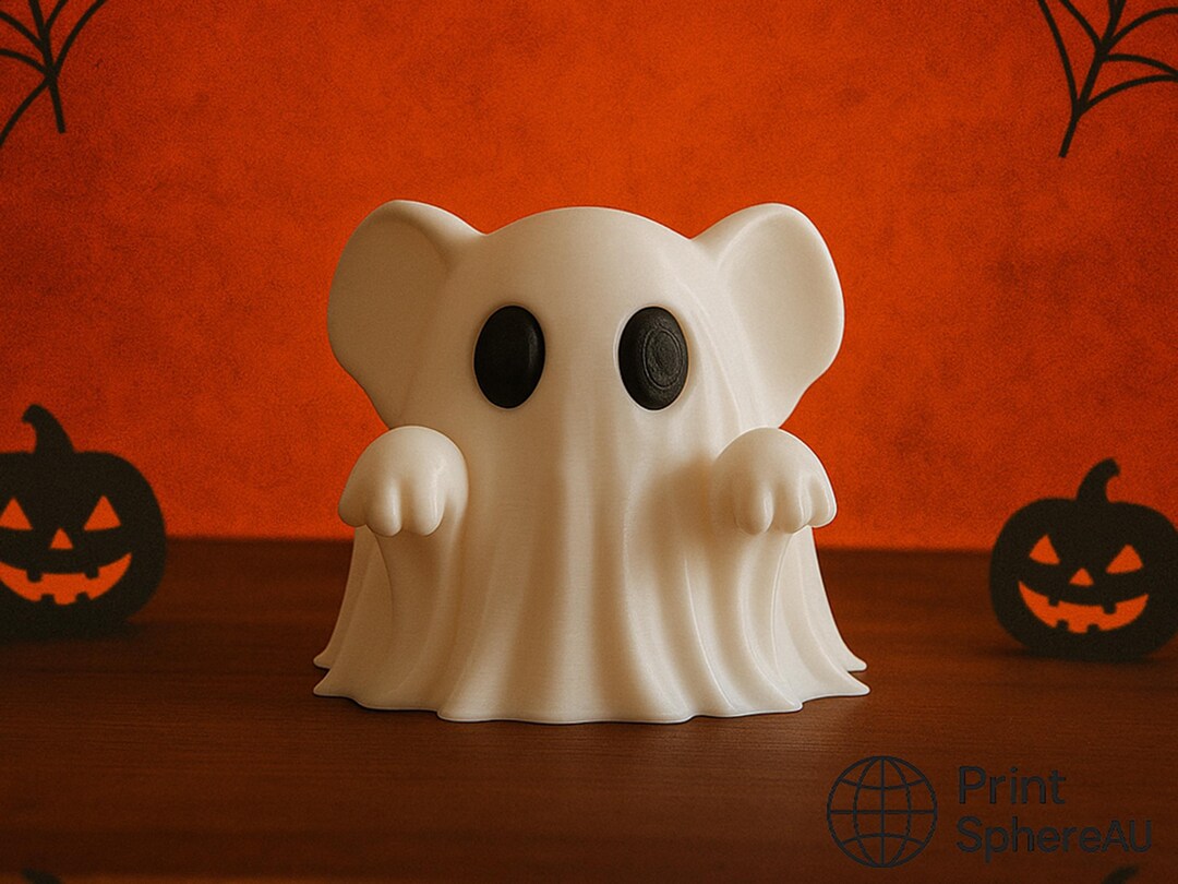 Ghost Elephant STL – 3D Printable Halloween Decor, Small Medium Large ...