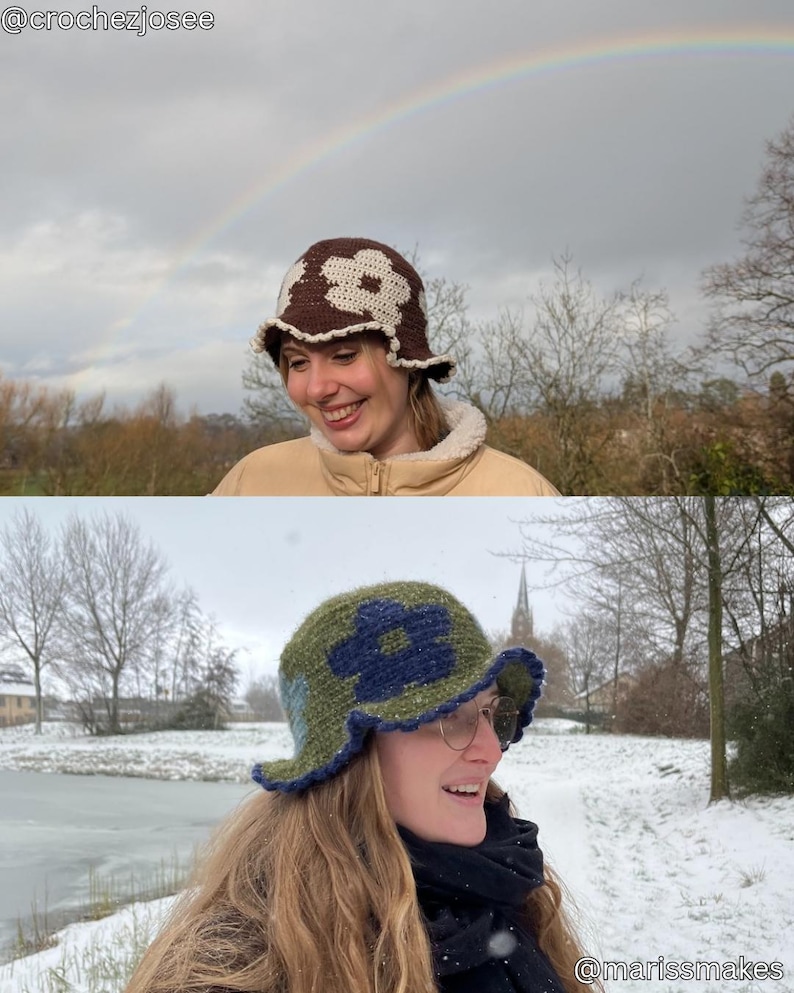 Buttercup Bucket Hat | Crochet Pattern PDF - Etsy