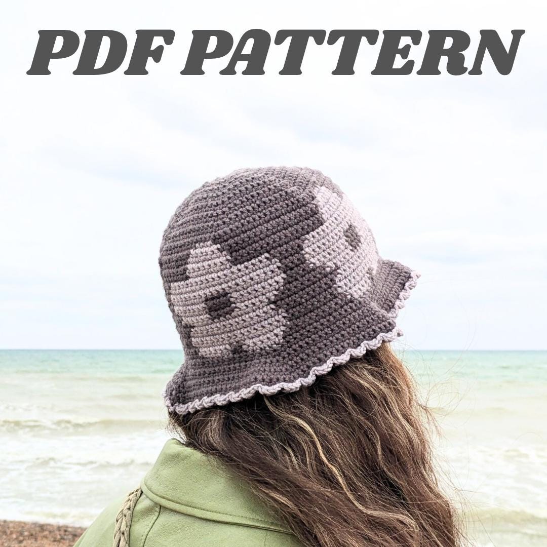 Buttercup Bucket Hat | Crochet Pattern PDF - Etsy