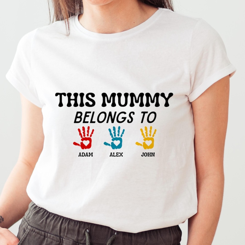 Mummy Belongs to T Shirt - Etsy