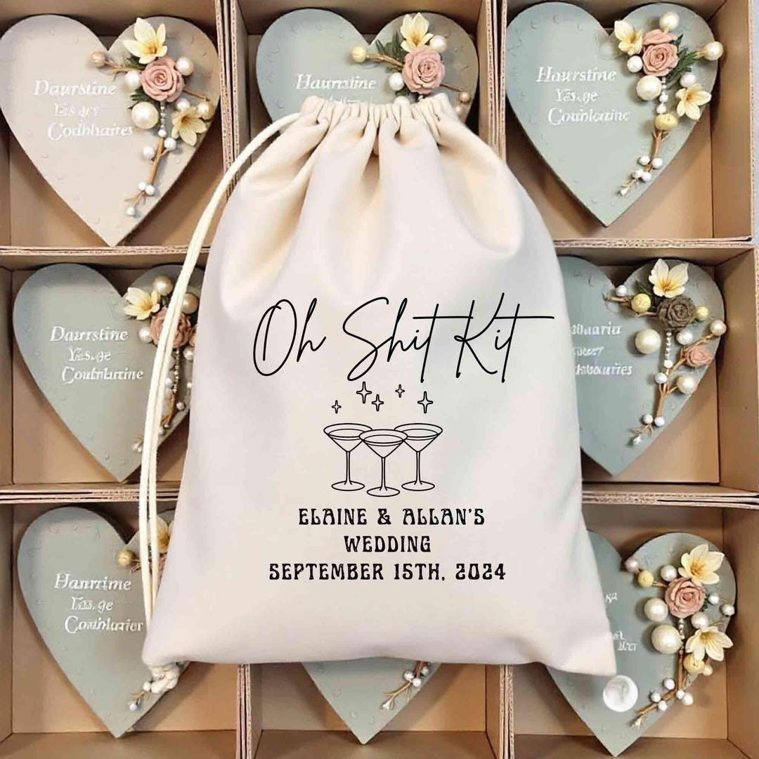 Oh Ship Kit, Bachelorette Party Favor Bags, Customized Recovery Kits ...
