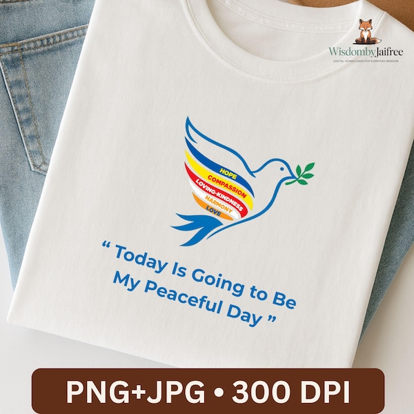 Today Will Be My Peaceful Day - Etsy