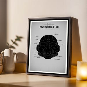 T 45 Power Armor Art - Etsy UK