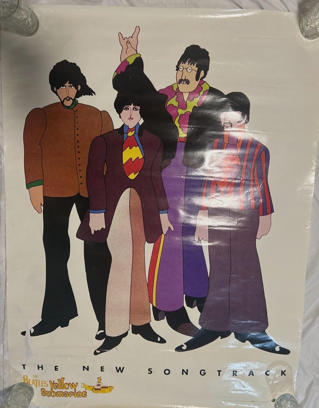 The Beatles Yellow Submarine Original Soundtrack Poster - Etsy