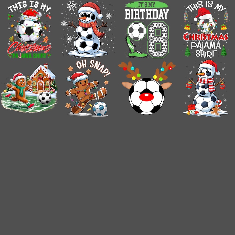 Santa Soccer Player PNG - Funny Christmas Sports Clipart for Men Boys ...