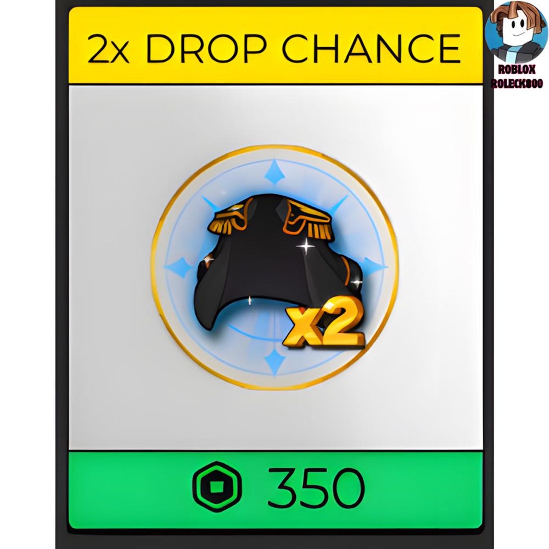 2x Boss Drop Permanent - Bloxfruits Roblox Robux - Etsy