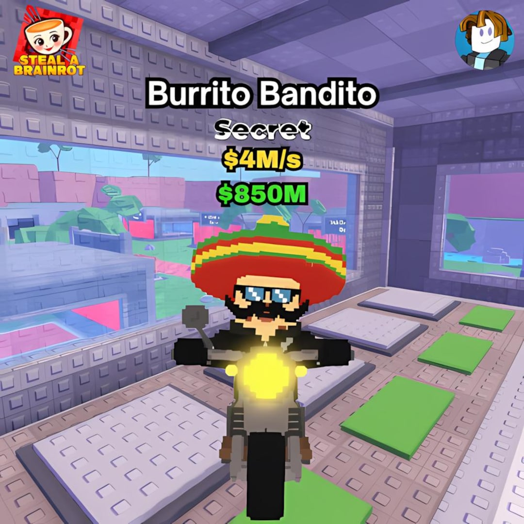 Burrito Bandito - Steal A Brainrot SAB - Etsy
