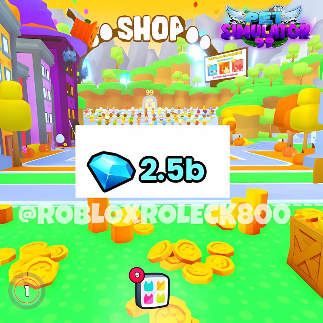 2.5B Gems - Pet Simulator 99 Roblox Robux - Etsy