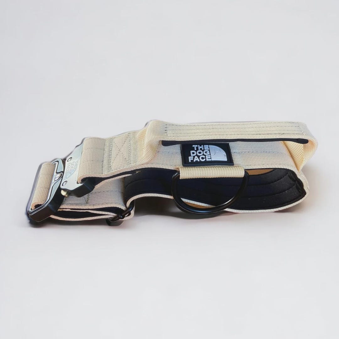 The Dog Face 'superior' Tactical Dog Collar – Cream - Etsy UK