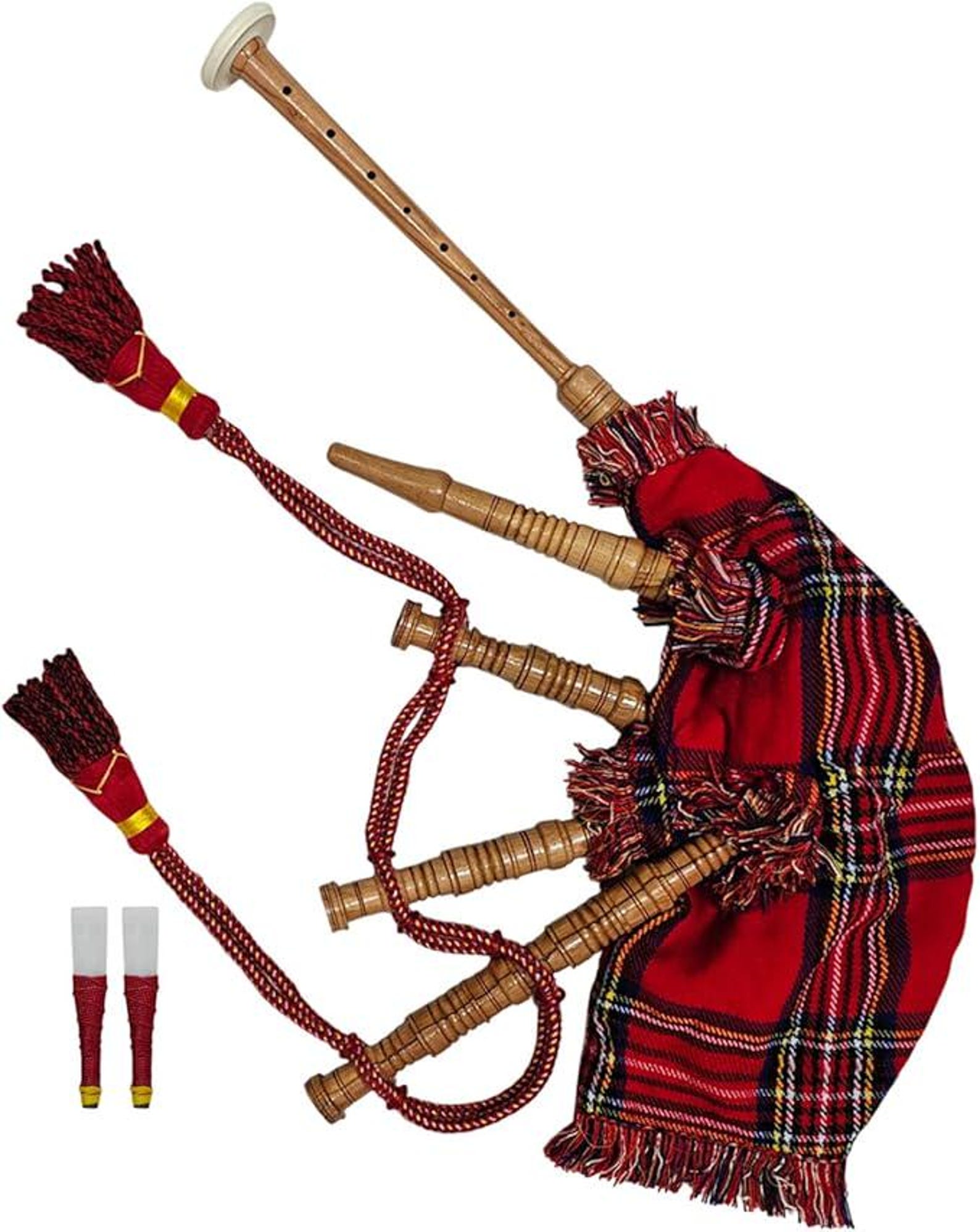 Kids Royal Stewart Tartan Bagpipes: Beginner Scottish Musical ...