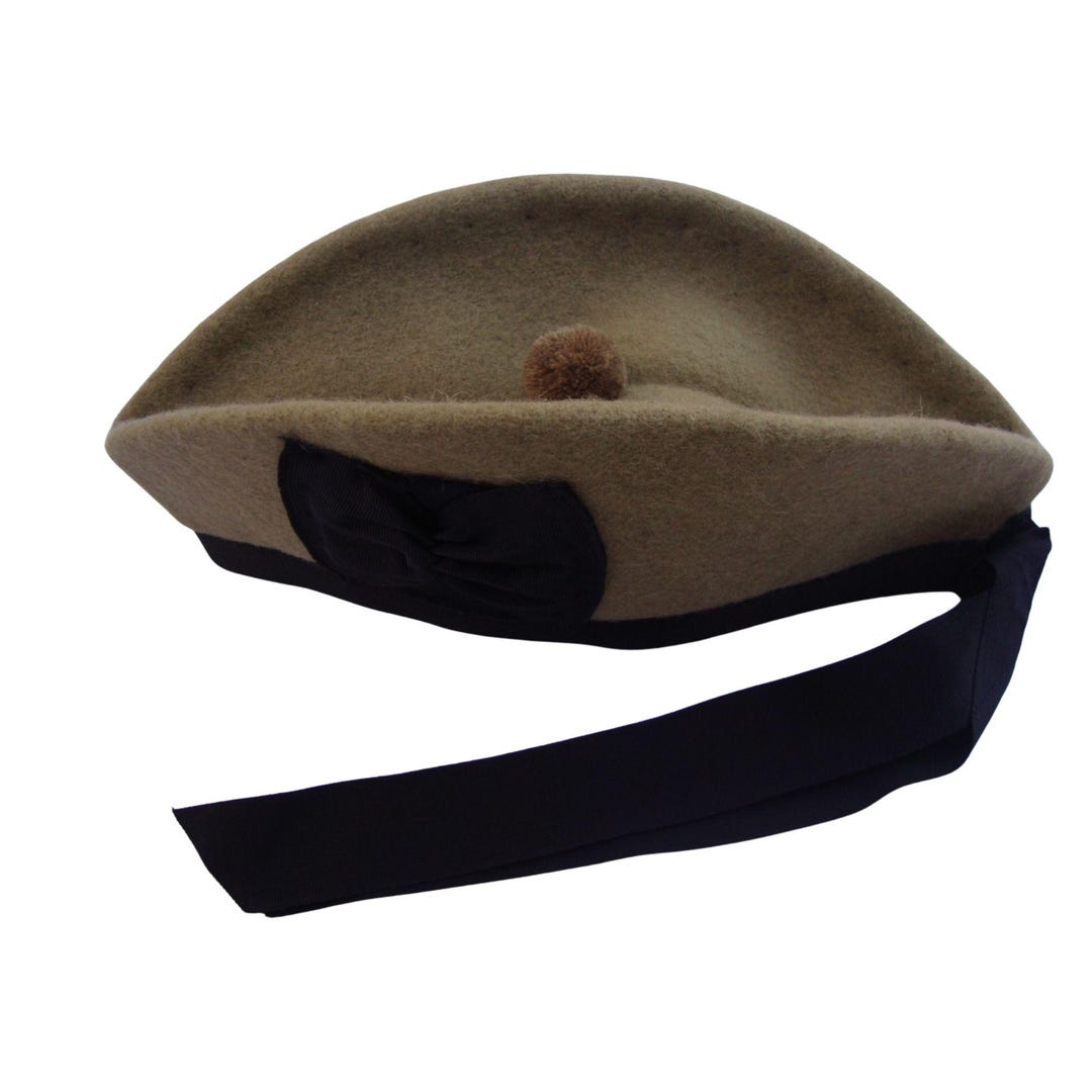 Handmade Desert Tan Glengarry Hat - Scottish Highland Dress, Sun ...