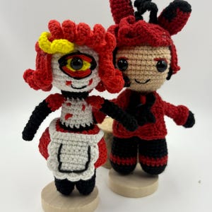 Alastor Inspired Crochet Amigurumi Doll: Hazbin Hotel Amigurumi ...